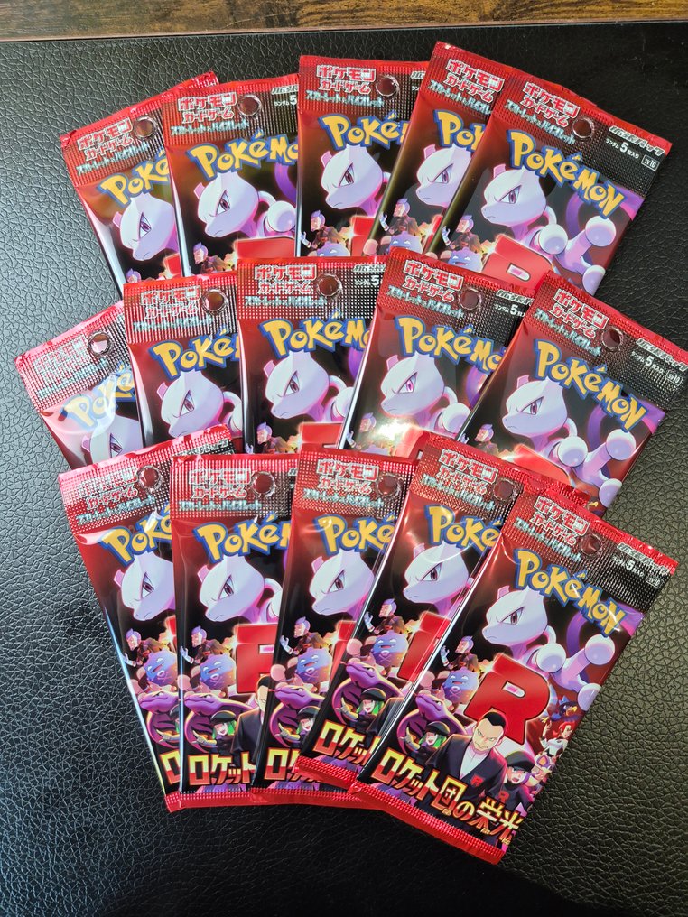 Pokémon - 15 Booster pack - Glory Of The Team Rocket Booster Packs ...