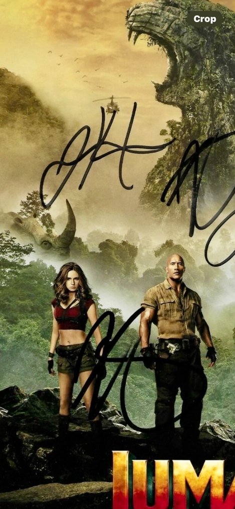 Jumanji - Signed By Jack Black (Professor Sheldon), Kevin Hart ...