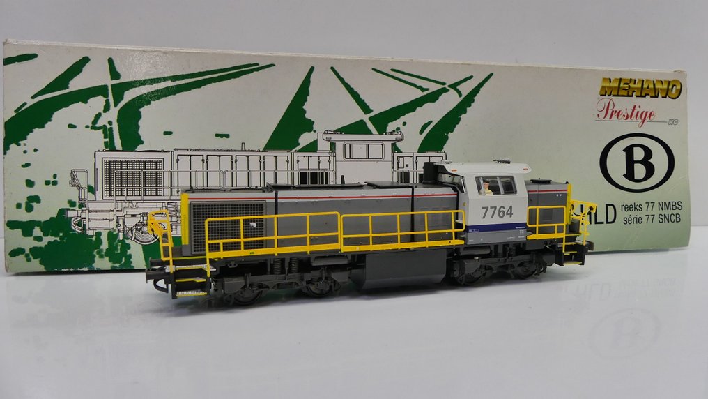 Mehano H0 - T285 - Diesellocomotief (1) - Vossloh reeks 77 - NMBS - online veiling Catawiki