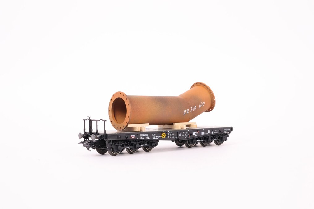 Märklin H0 - 48684 - Model train freight carriage (1) - Six-axle heavy ...