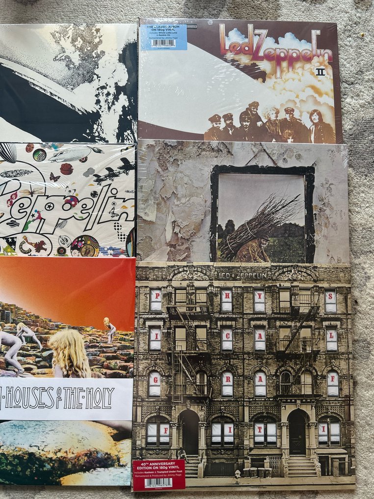 Led Zeppelin - 6 x classic albums - Reissues - Sealed - LP Albums ...
