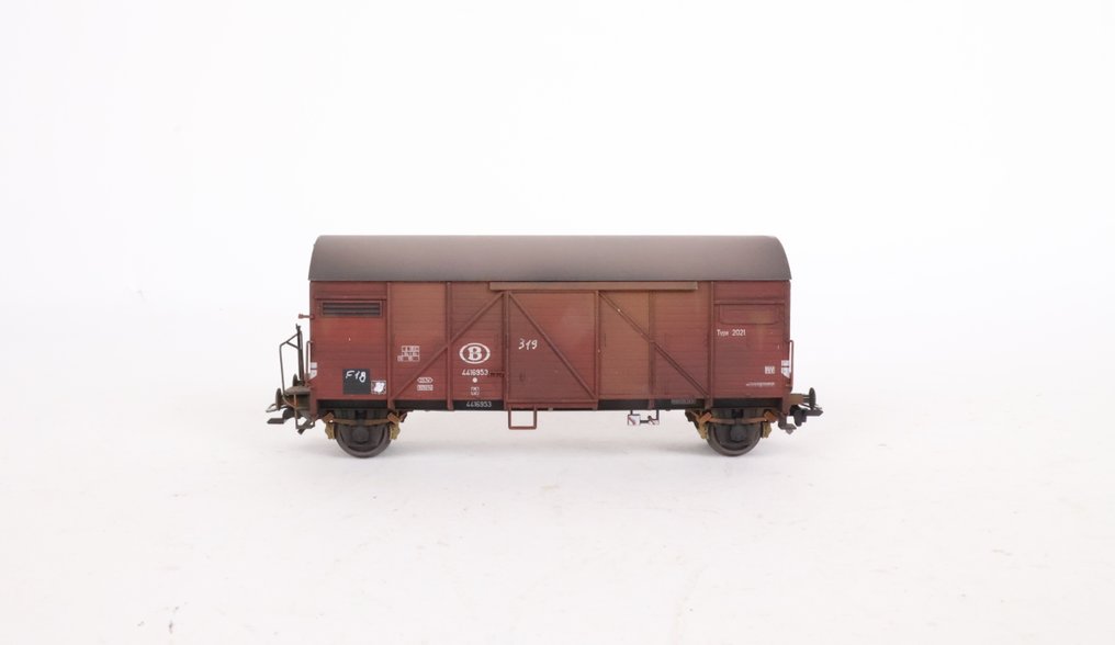 Roco, Klein Modellbahn H0 - Model train freight carriage (4) - Belgian ...