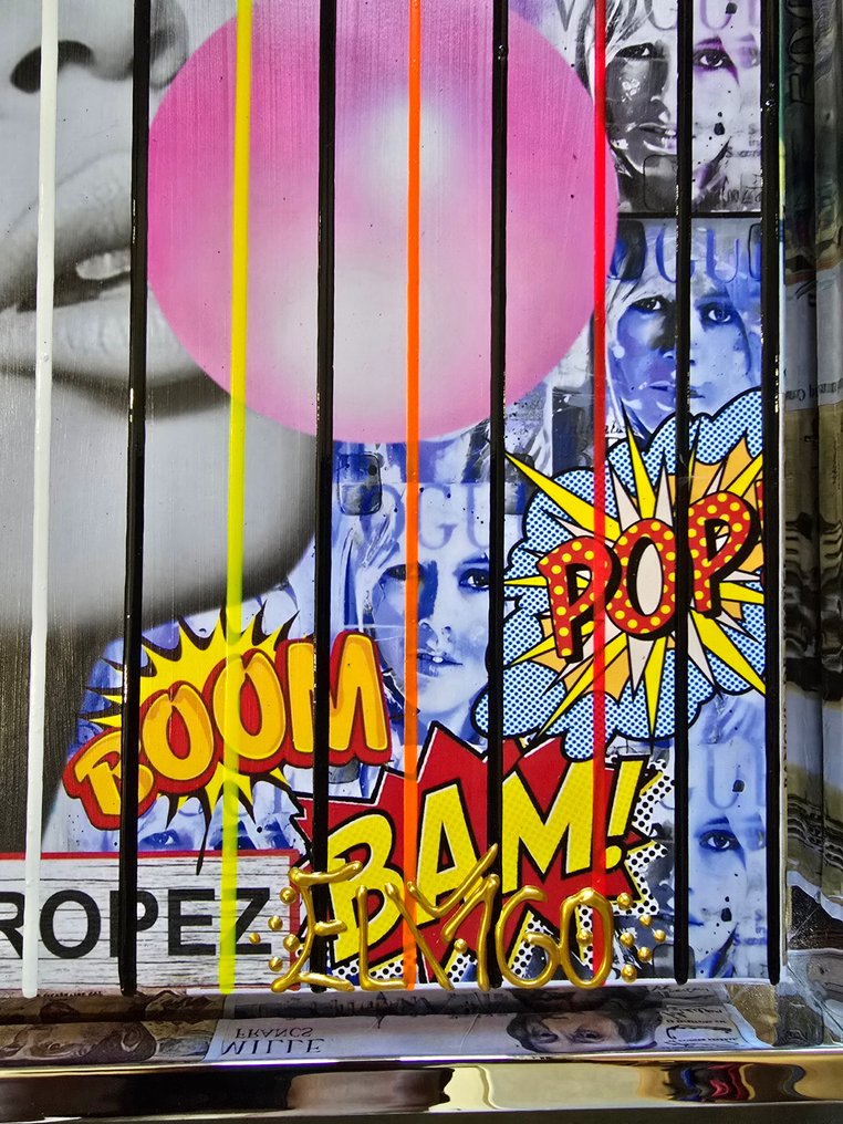 Elmago - Brigitte Bardot bubble gum french codebarre (large) - auktion Catawiki