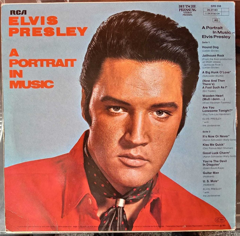 Elvis Presley - 5 x Elvis Presley LP Albums - Différents titres - Albums LP (plusieurs articles ...
