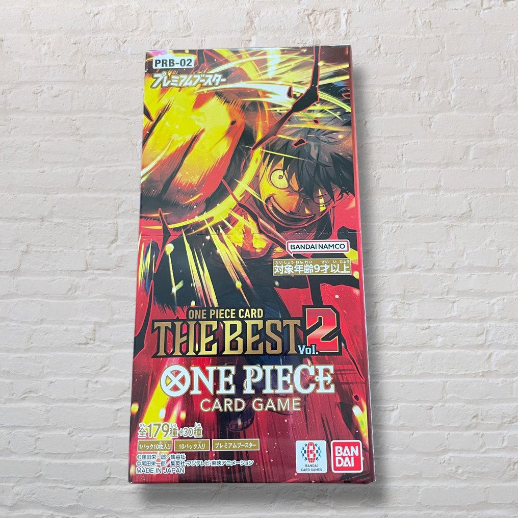 Bandai - 2 Booster box - One Piece - The Best Vol. 2 (PRB-02) - Catawiki