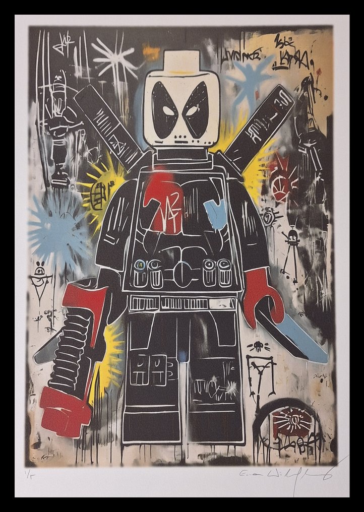 Emma Wildfang - Lego Deadpool "Icons as Still Life - series Jean-Michel Basquiat" - 2020+ - Catawiki