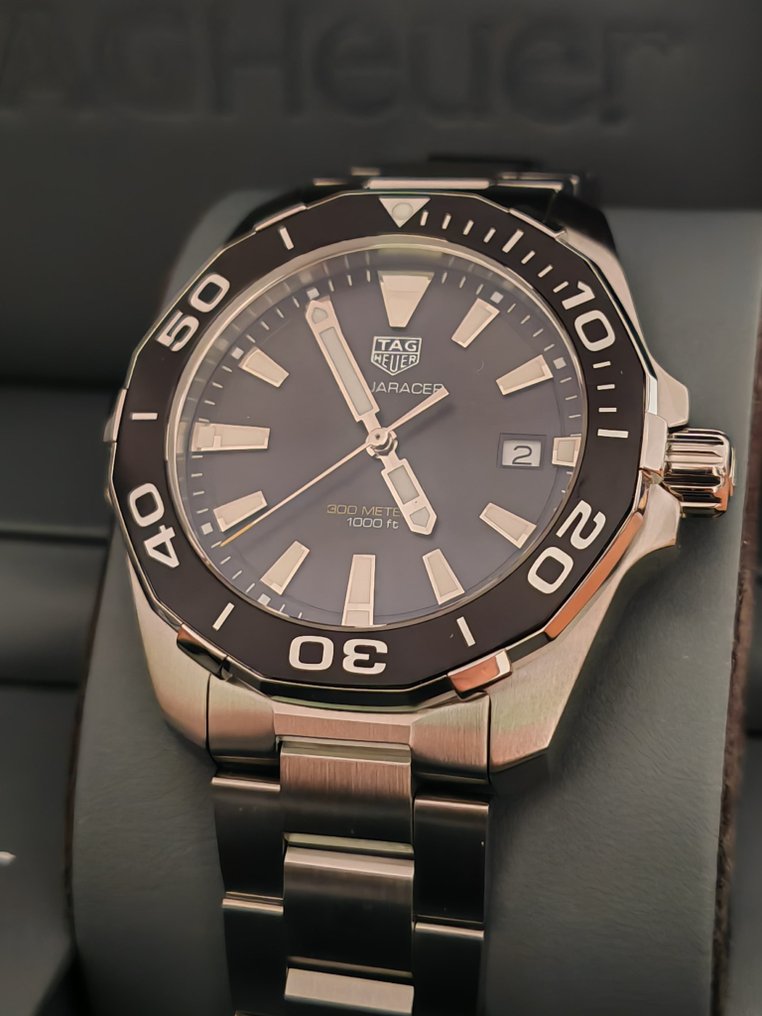 TAG Heuer - Aquaracer 300M Quartz –Black– 40.5mm – Full Set – 2022 ...