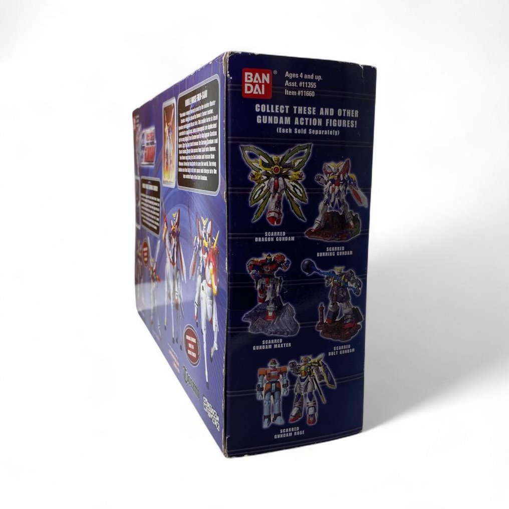Bandai - Toy Rare Bandai Mobile Fighter G Gundam – Burning Gundam & Mobile Horse – Deluxe ...
