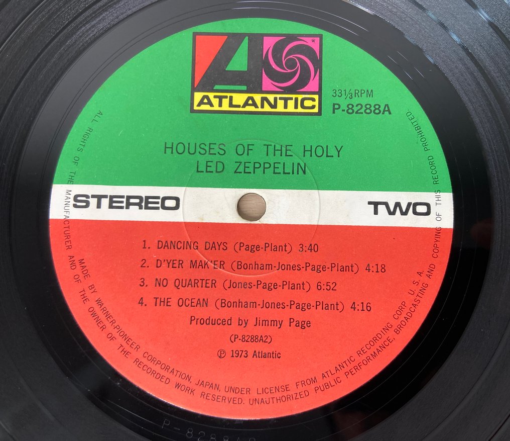 Led Zeppelin - Houses of the Holy - Disco in vinile - Stampa giapponese ...