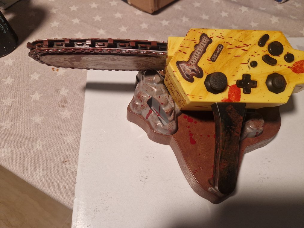 Nintendo - Gamecube - Resident Evil 4 Chainsaw Controller - Video game ...