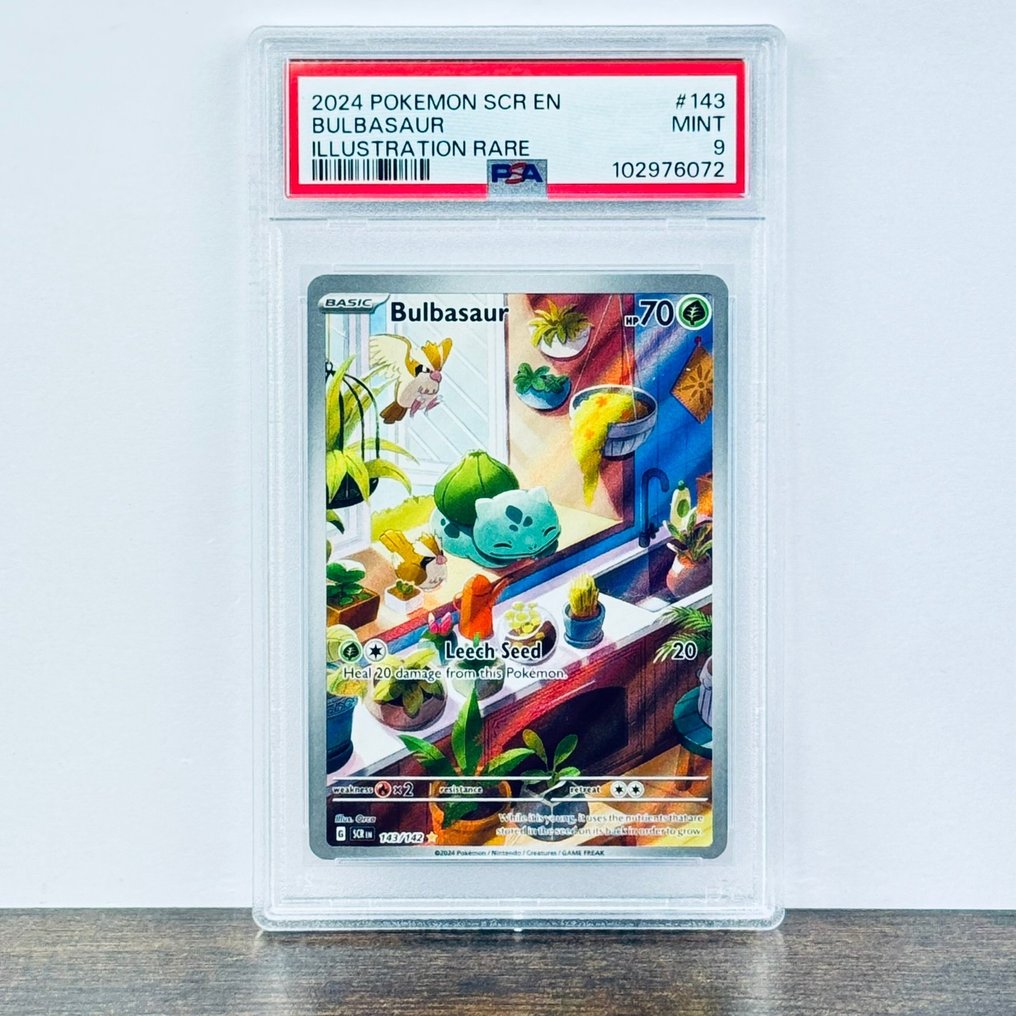 Pokémon Graded card - Bulbasaur 143 - Pokémon - PSA 9 - auction online ...