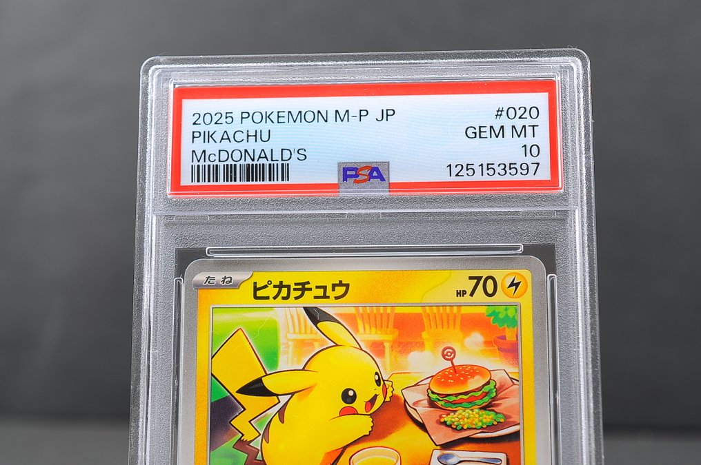 Pokémon - 1 Graded card - Pikachu 020/M-P Promo card - PSA 10 - Authenticated and not graded ...