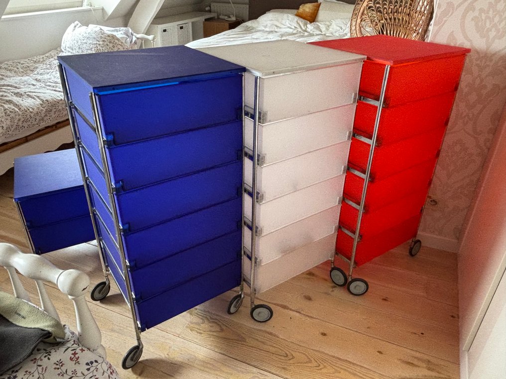 Kartell - Antonio Citterio - Chest of drawers (6) - plexiglass and ...