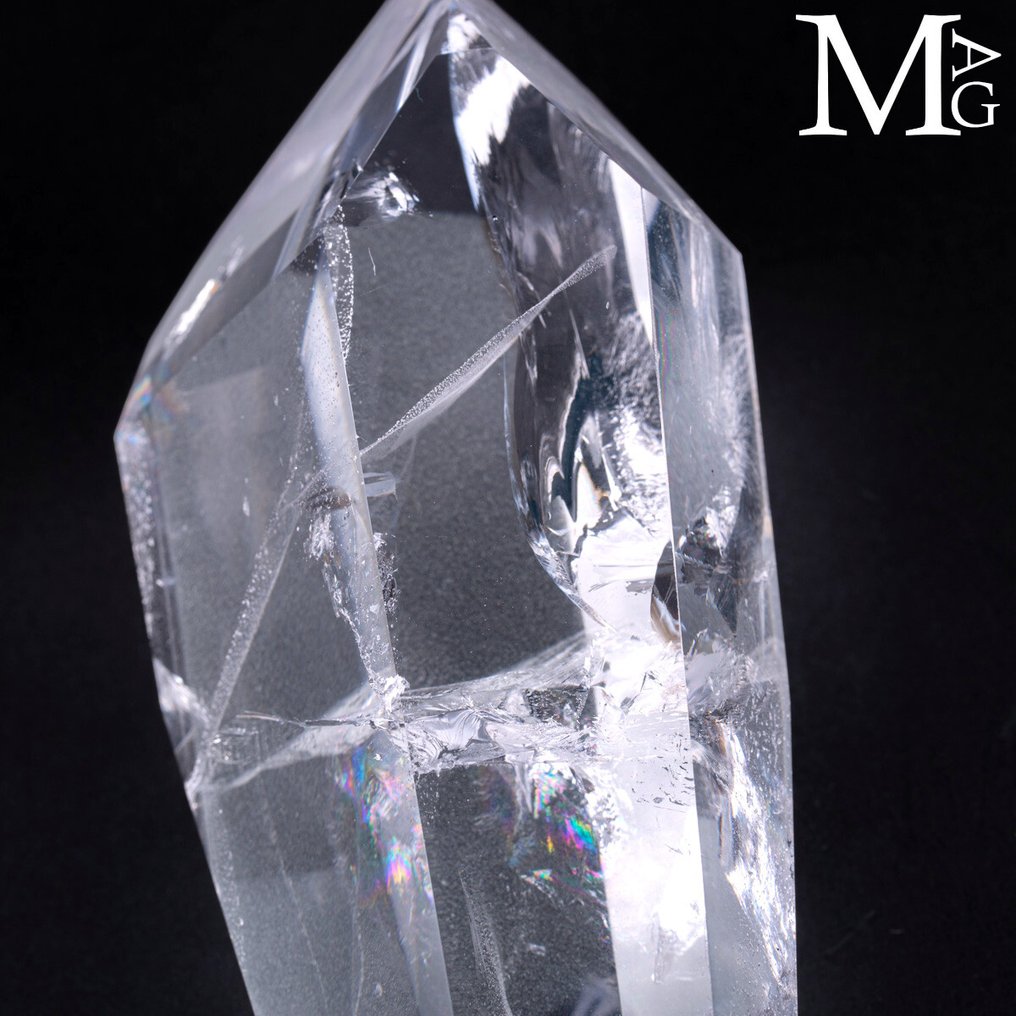Cristaux de la connaissance perdue Quartz Lemurian extra clair avec des ...