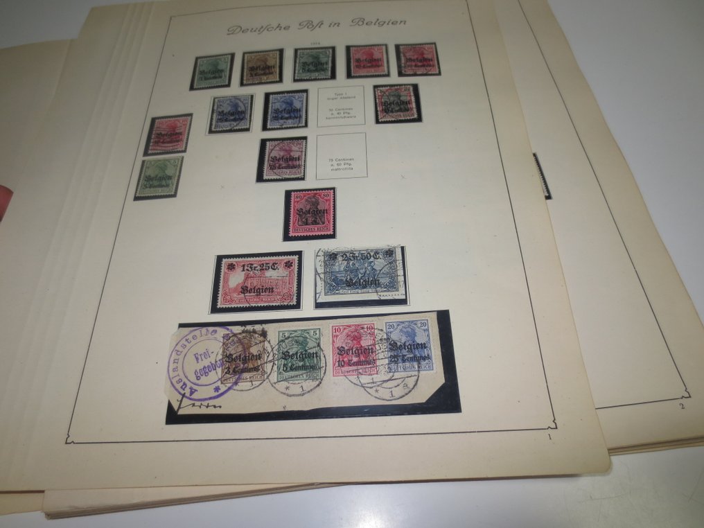 Tyskland 1880/1934 - Samling af tyske bistrigter med kolonier, WKI ...