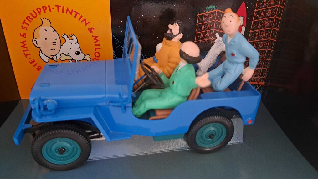 Hapax S.A/Moulinsart - Toy car Jeep Tintin-BT001-D01- Raket naar de maan - 1990-2000 - Belgium ...