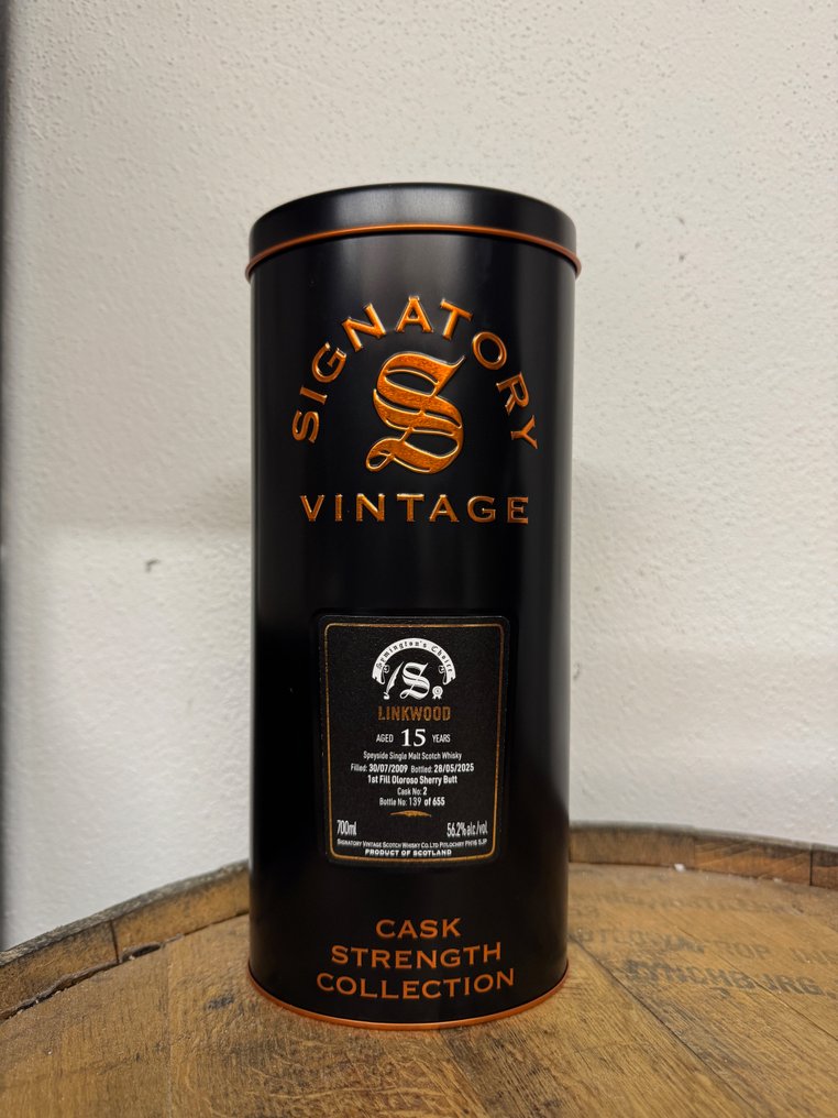 Linkwood 2007 15 years old Cask Strength Collection - First Fill Oloroso Sherry Butt no. 2 ...