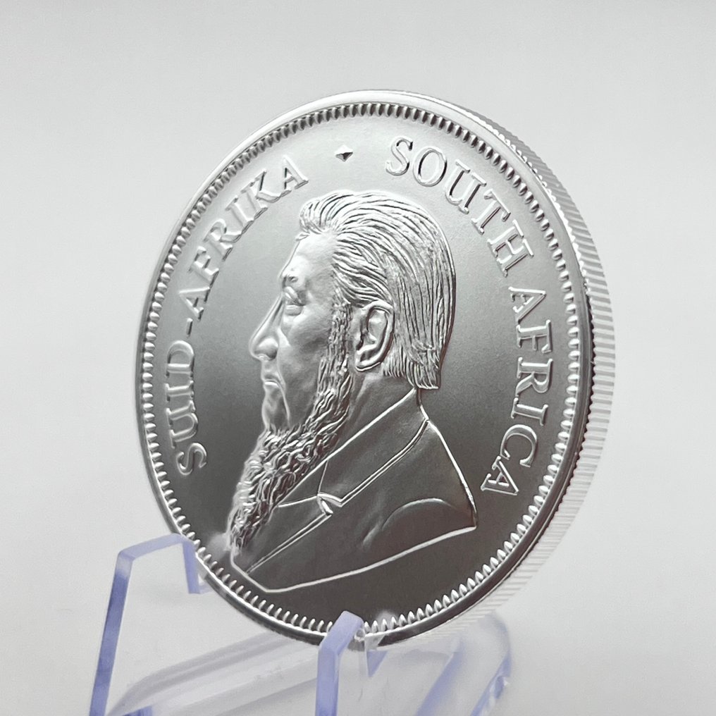 South Africa. Krugerrand 2025 – 1 oz Silver Coin – .999 Fine Silver (No Reserve Price) - auction ...