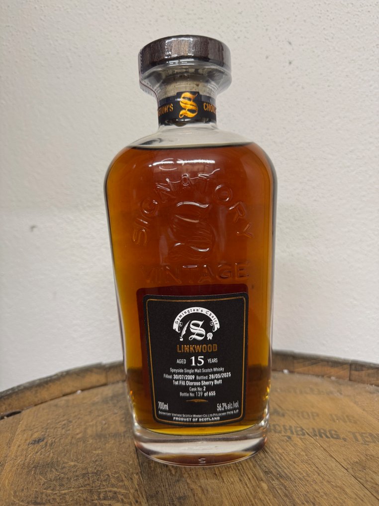 Linkwood 2007 15 years old Cask Strength Collection - First Fill Oloroso Sherry Butt no. 2 ...