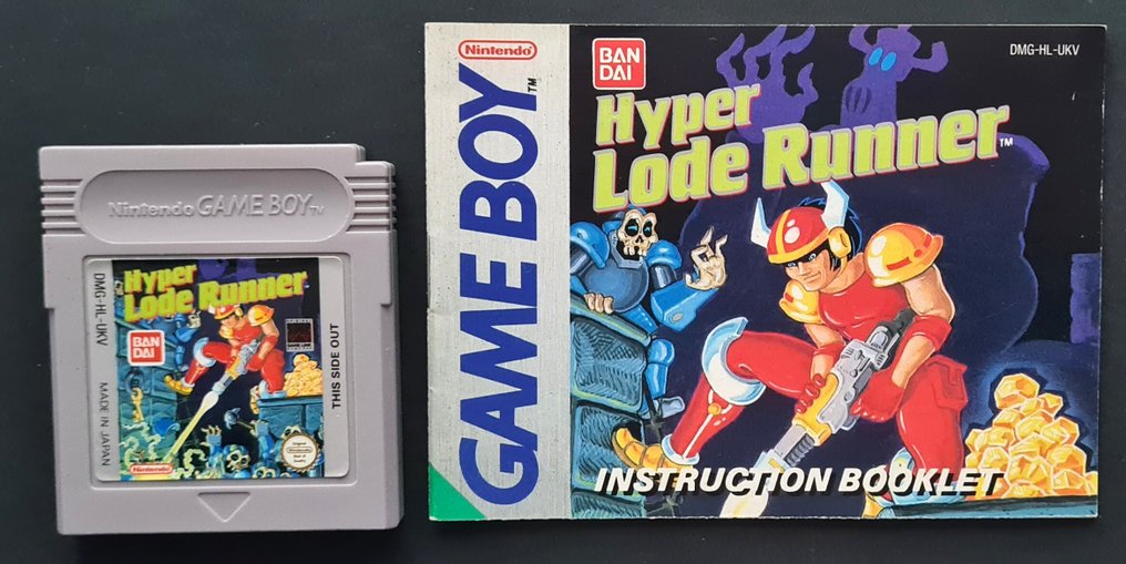 Nintendo - Gameboy Classic - Hyper Lode Runner /Bonk's Revenge ...