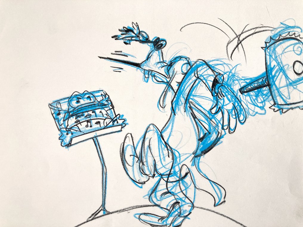 Who Framed Roger Rabbit : Original Storyboard for Deleted Scene by Mark ...