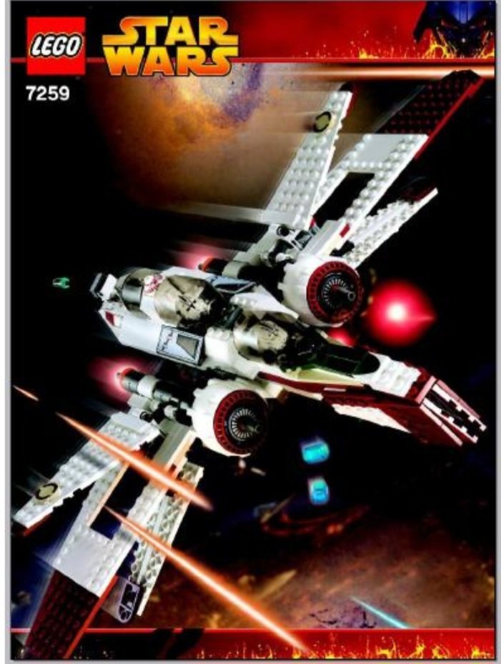 Lego Set - 7259 - Star Wars - ARC-170 Starfighter Item No: 7259-1 ...