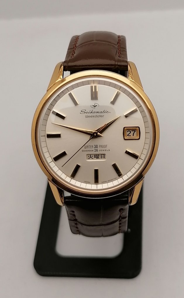 Seiko - WeekDater SeikoMatic Diashock 26 Jewels - No Reserve Price ...