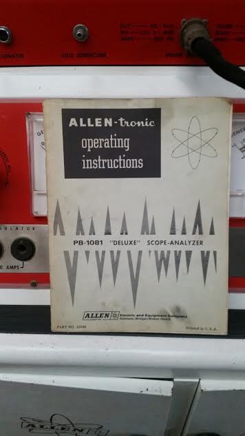 Allen-tronic, functional engine tester with scope (1965). - Catawiki