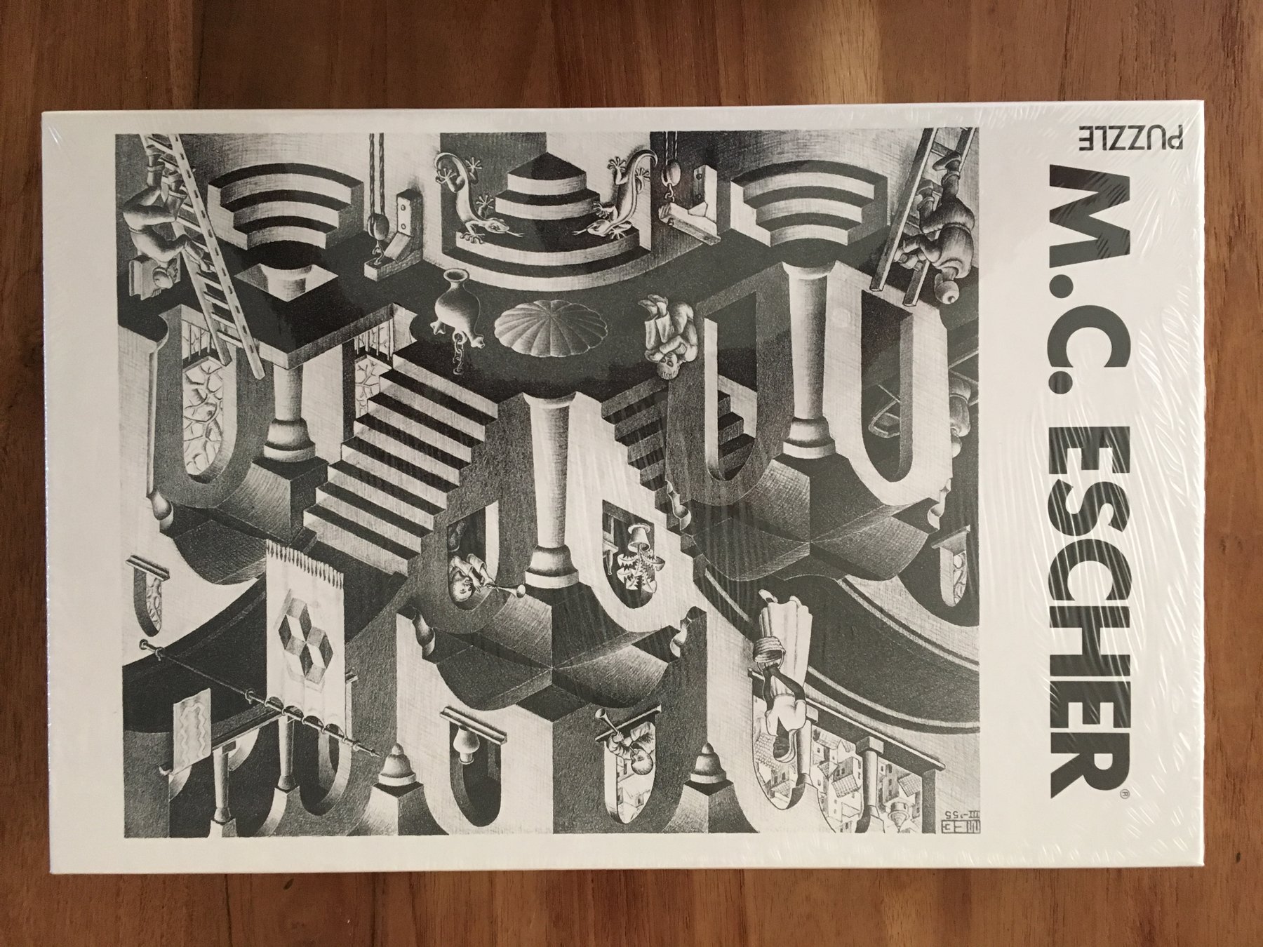 M.C. Escher puzzles 12 pieces - Catawiki