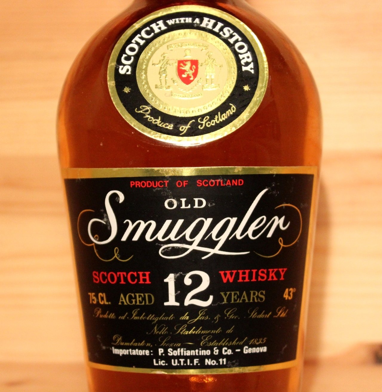 Old Smuggler aged 12 years Scotch Whisky, 75cl 43%vol. - Catawiki