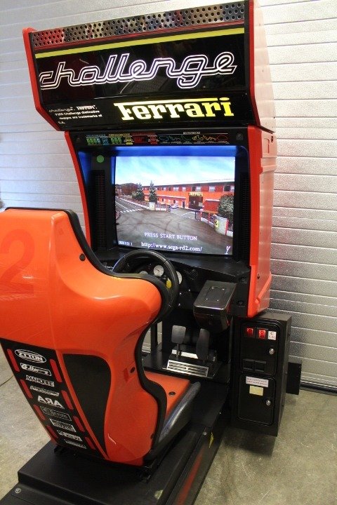 SEGA FERRARI F355 Challenge race arcade - Catawiki