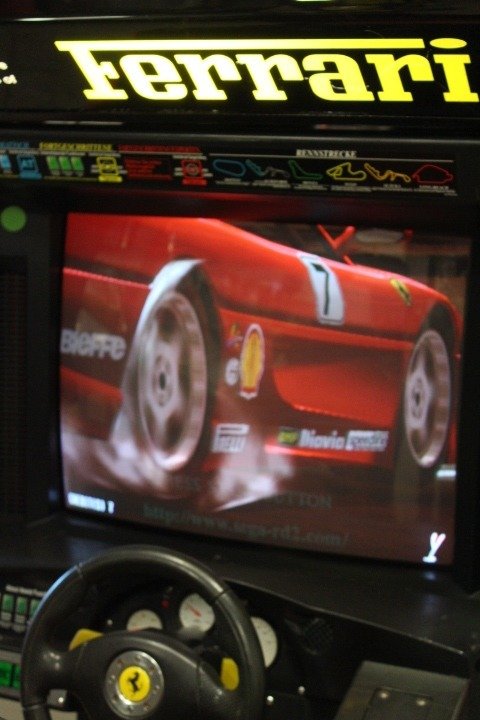 SEGA FERRARI F355 Challenge race arcade - Catawiki
