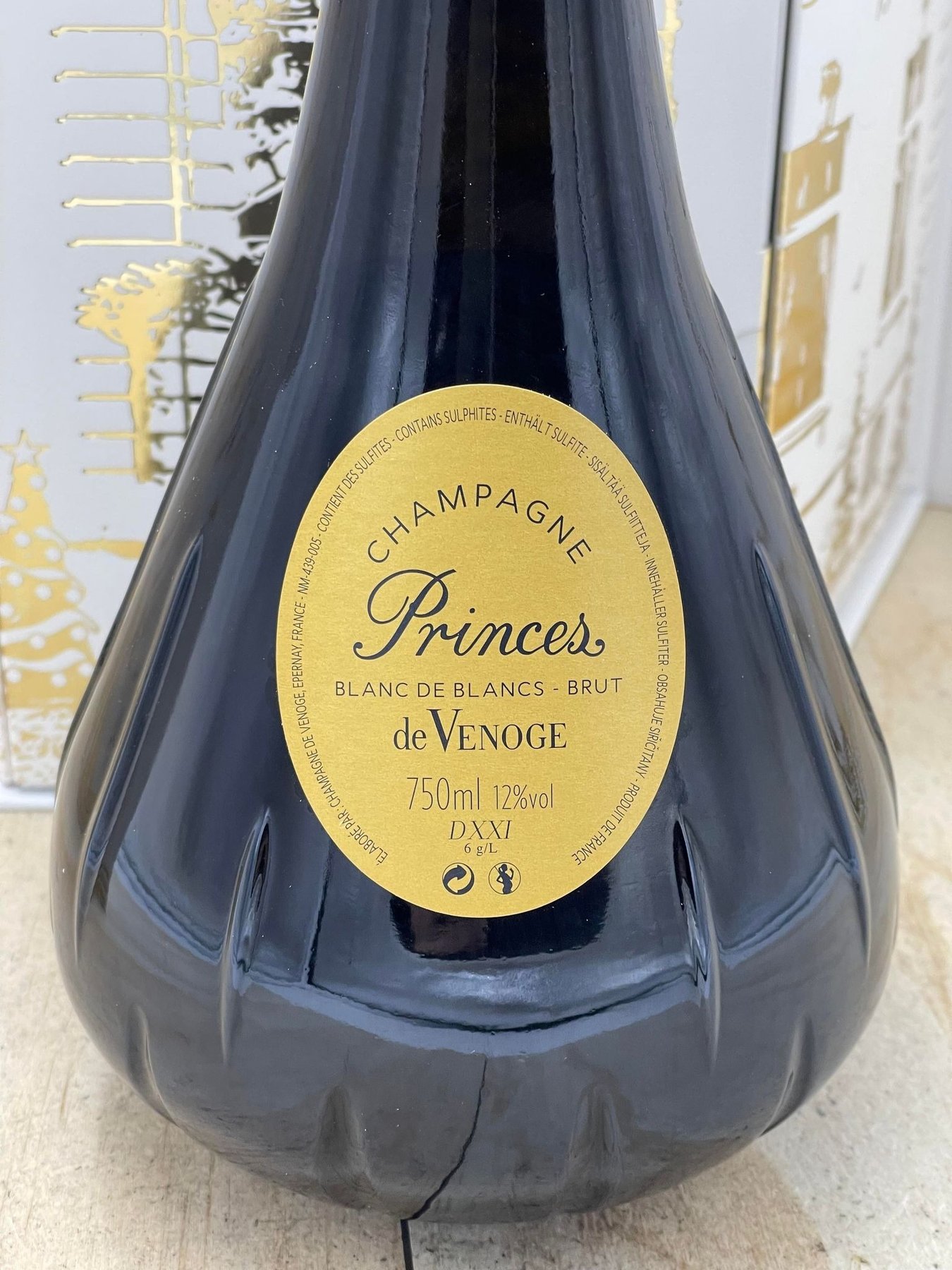 de venoge Calendrier de l'Avent Champagne Princes blanc de - Catawiki
