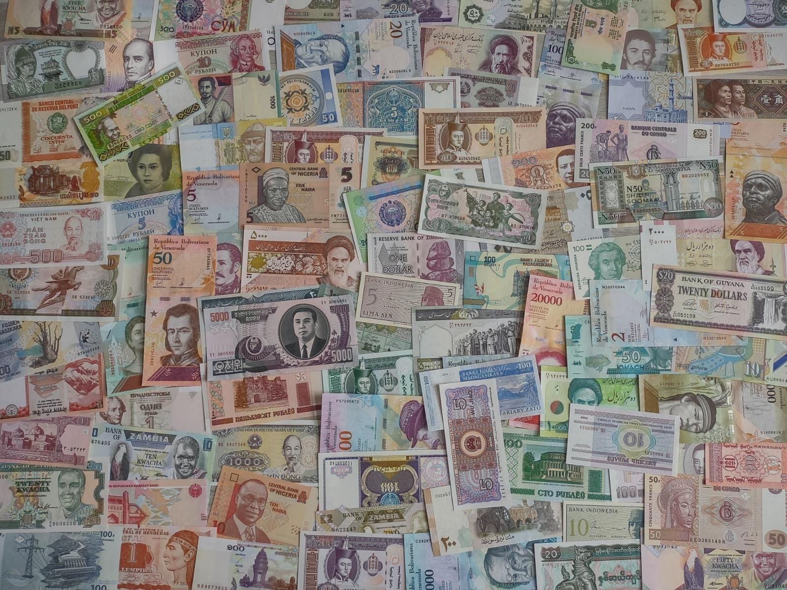 World - 100 banknotes - Various dates - Catawiki