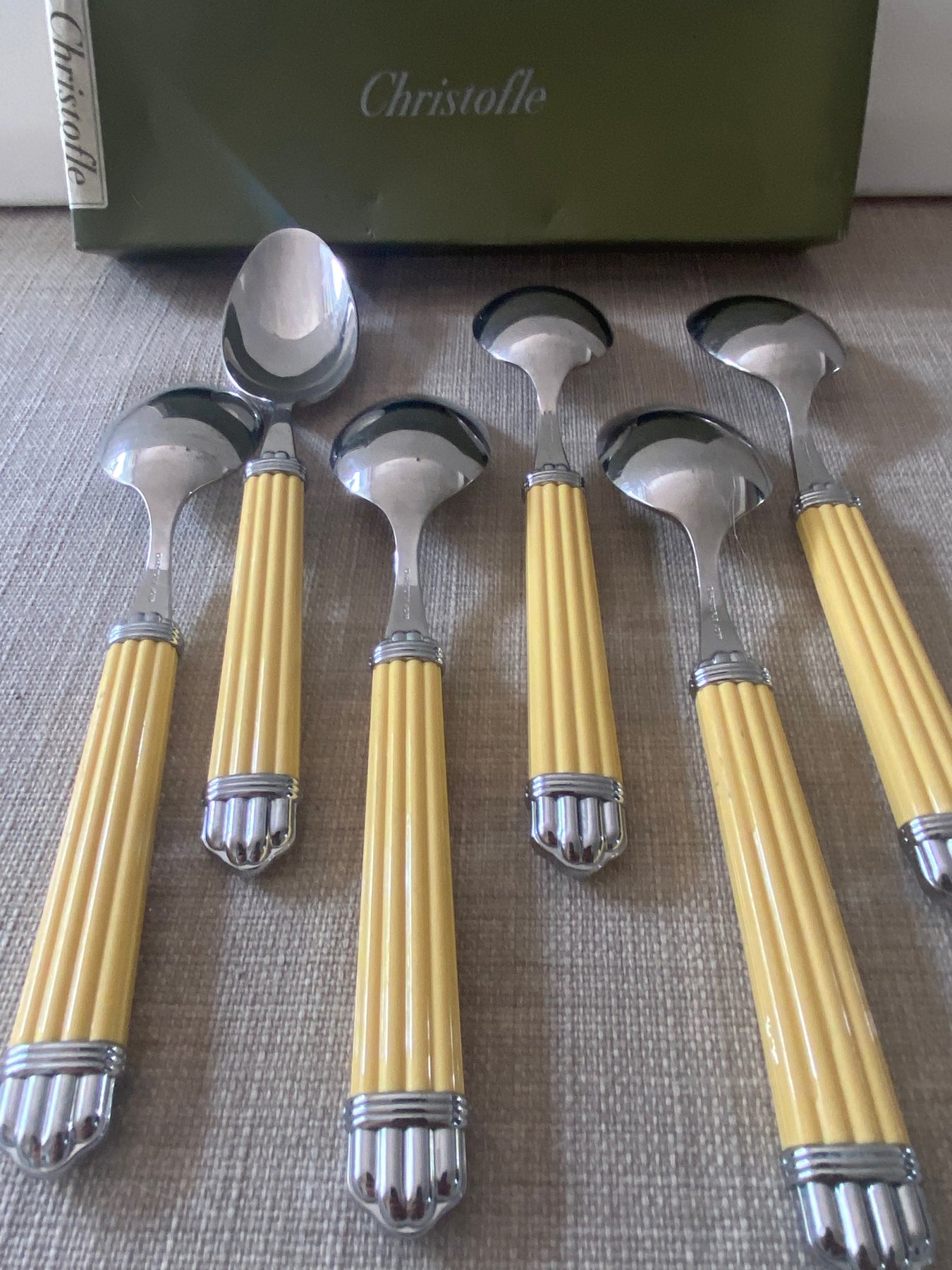 christofle - Christofle - Spoons (6) - Steel (stainless) - - Catawiki