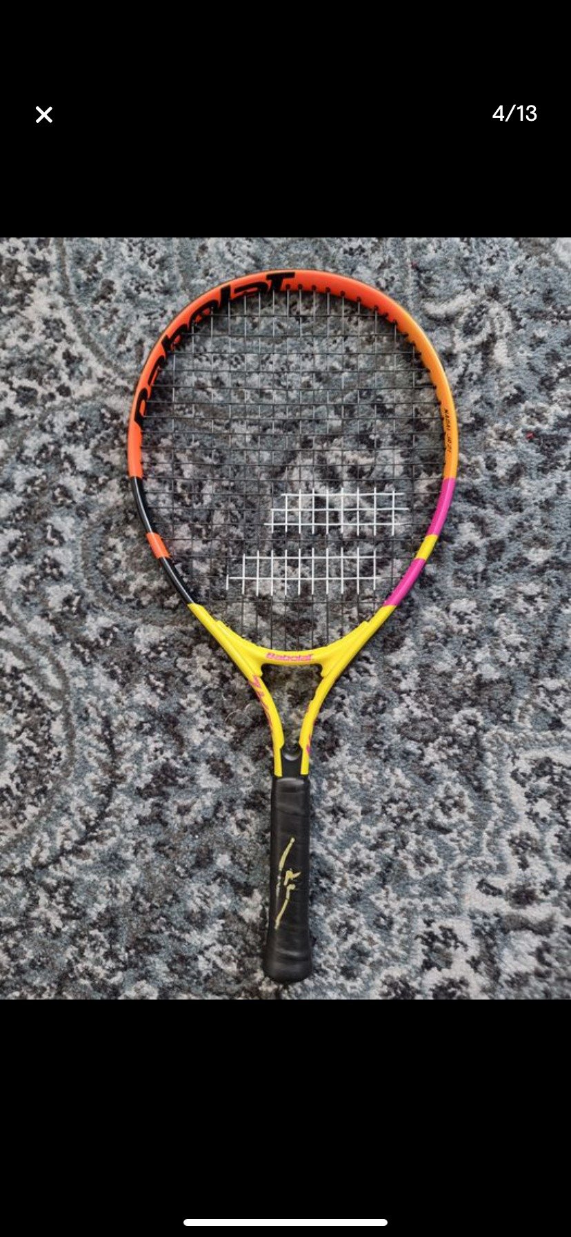 Tennis - Carlos Alcaraz - 2022 - Tennis racket - Catawiki