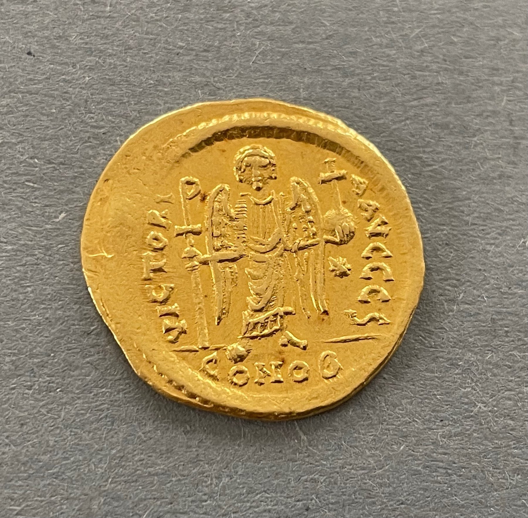 Byzantine Empire. Justinian I (AD 527-565). AV Solidus - Catawiki