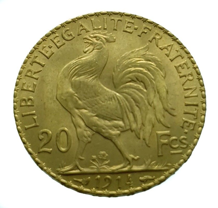 France. 20 Francs 1914 - Catawiki