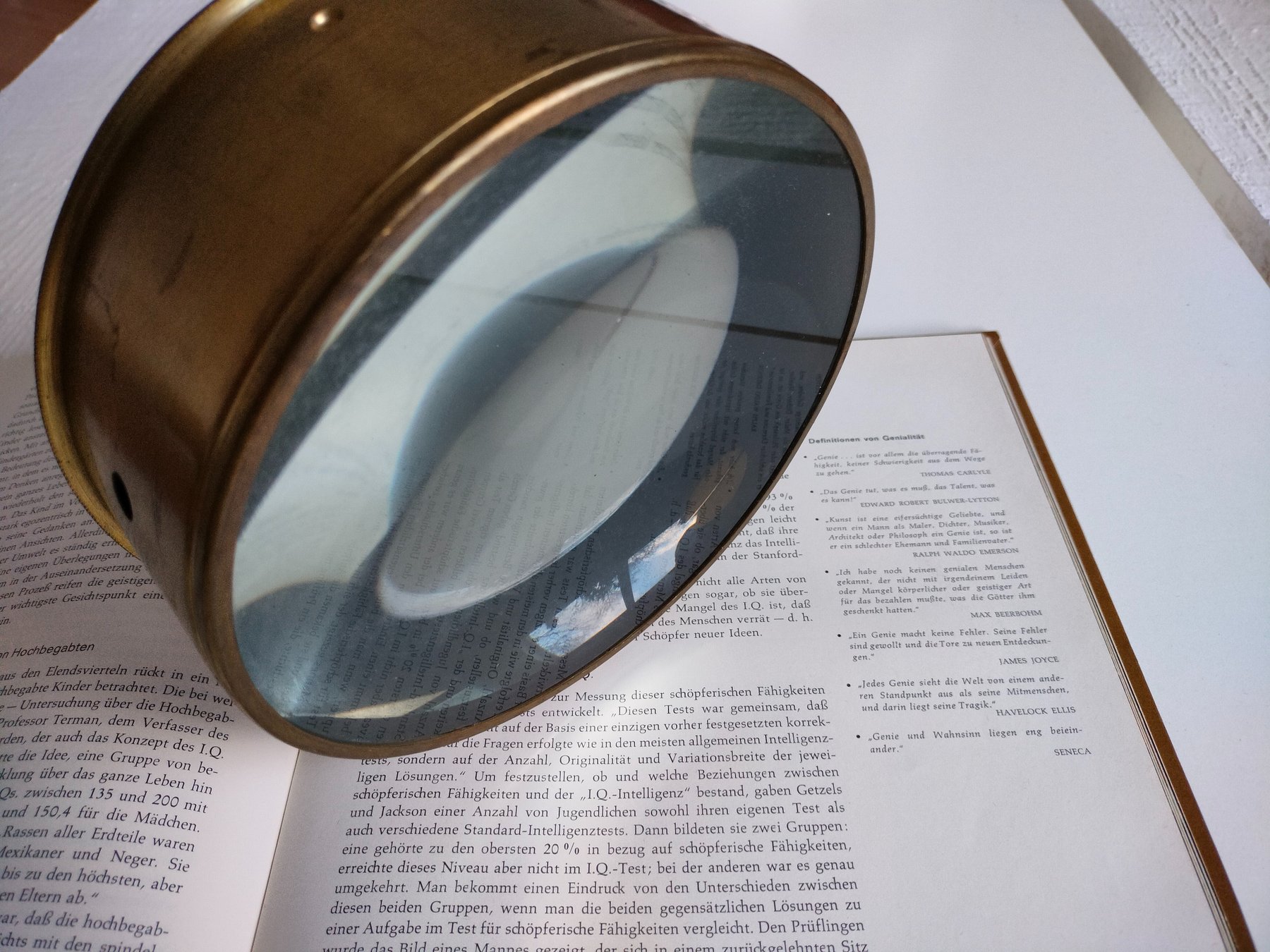 table magnifier (1) - Brass - Catawiki
