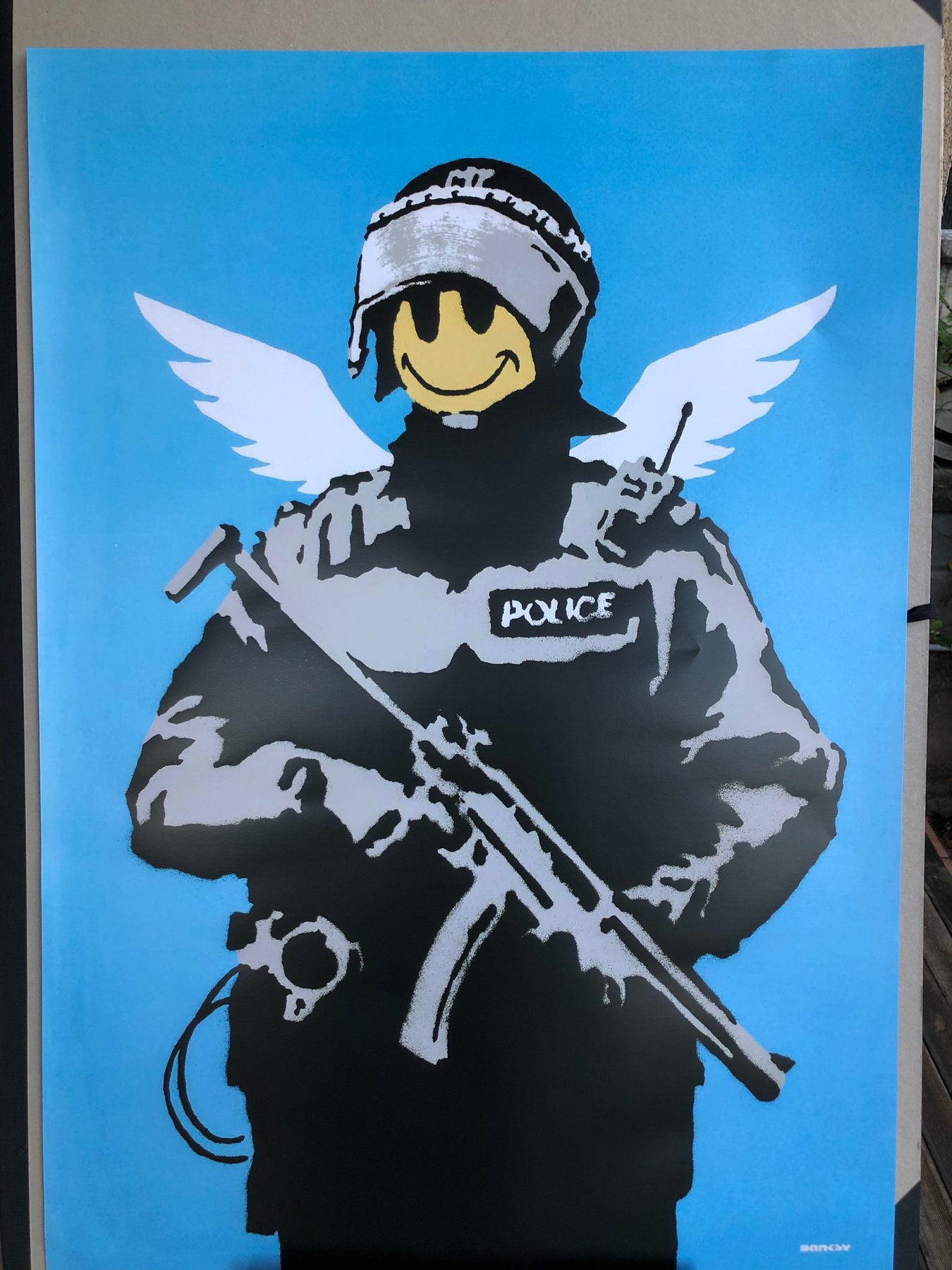 Banksy (after) - Flying Copper - 2020s - Catawiki