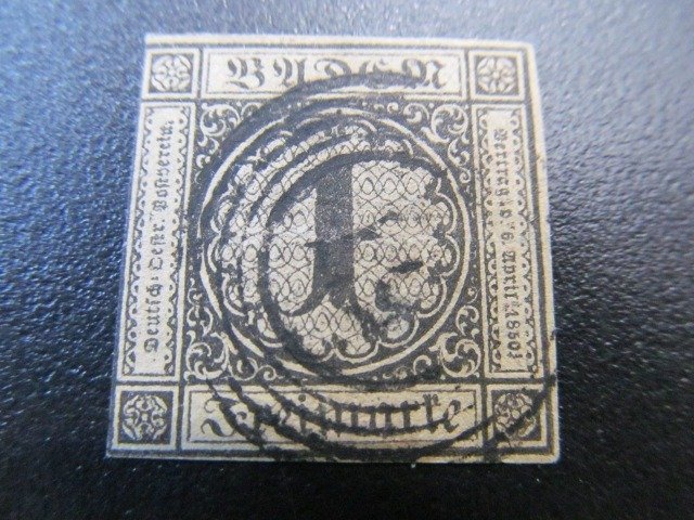Baden - AD-Baden No. 1b, 1851, cancelled, BPP expertised - Catawiki