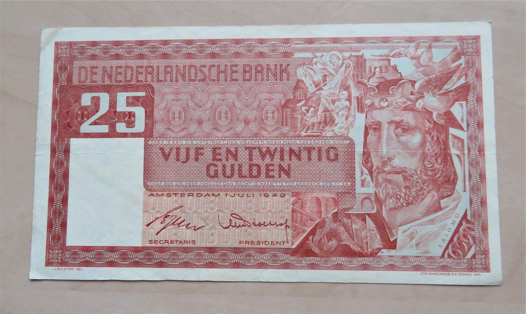 Netherlands - 25 Gulden 01-07-1949 - PL 67 - Catawiki