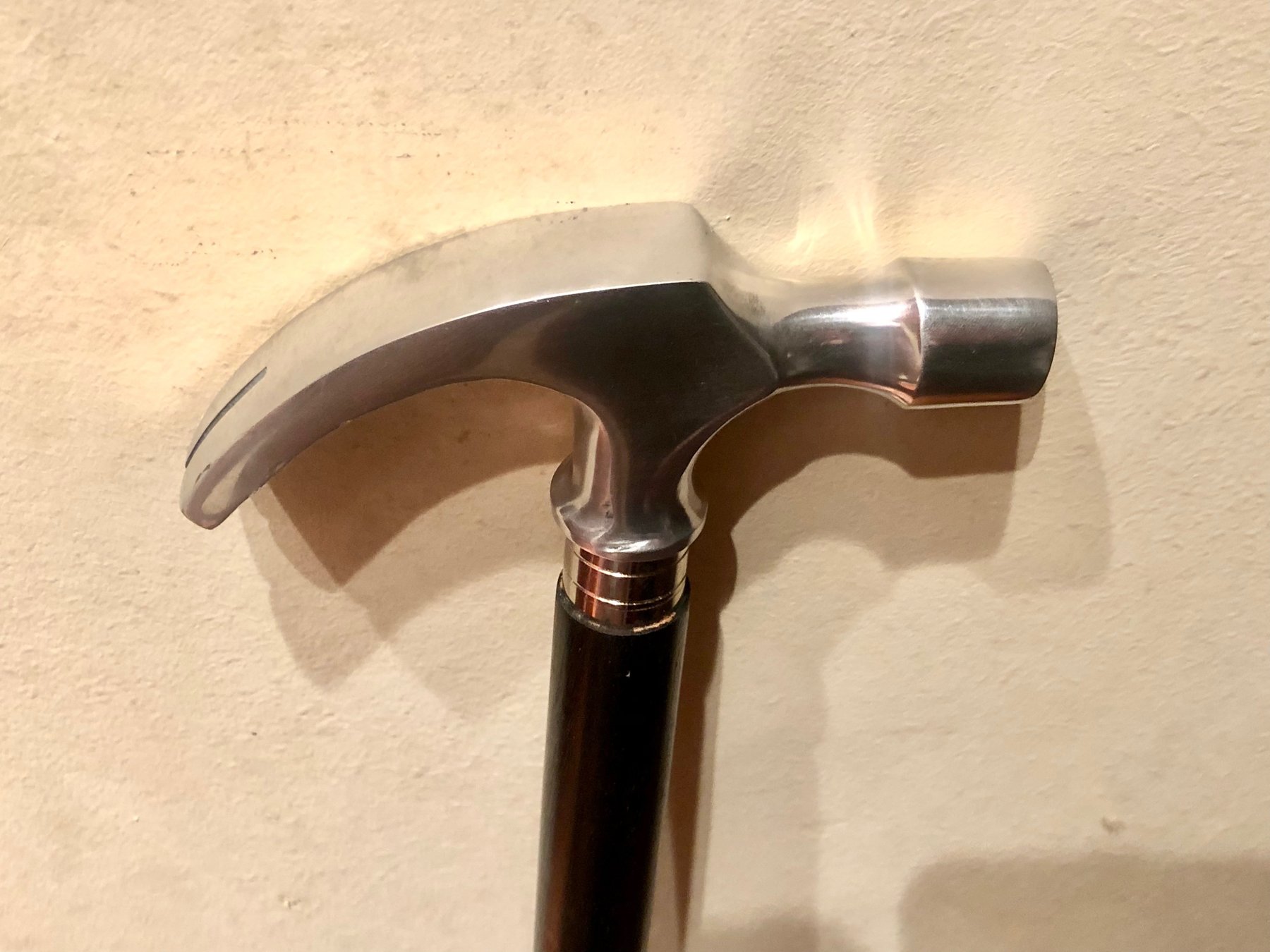 Unusual , self defence, walking stick. Handle designed as a - Catawiki