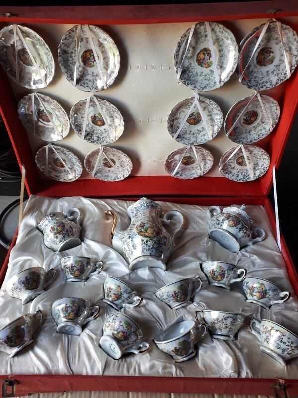 Porcelaine de Paris - Tea set (28) - Porcelain - Catawiki