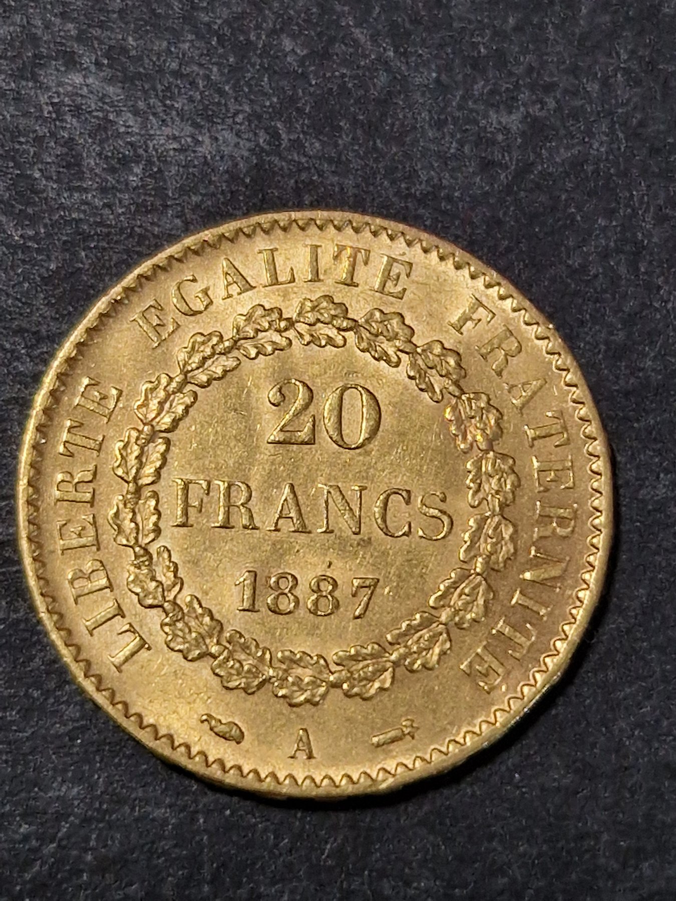 France. 20 Francs 1887 A - Catawiki