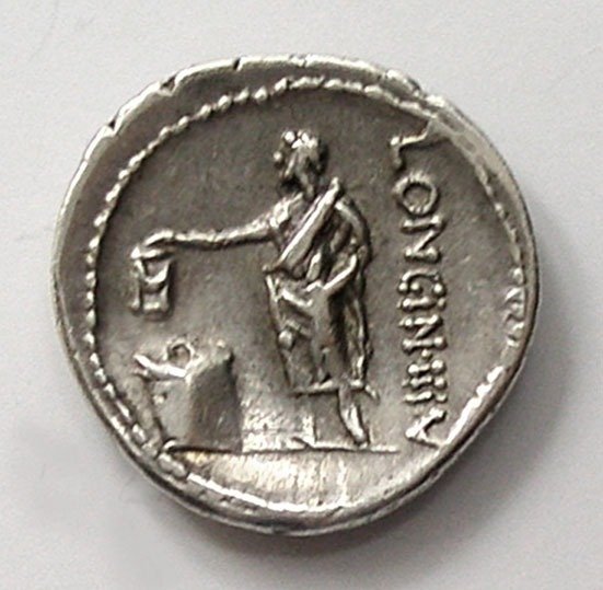 Roman Republic. L. Cassius Longinus, 63 BC. AR Denarius, - Catawiki
