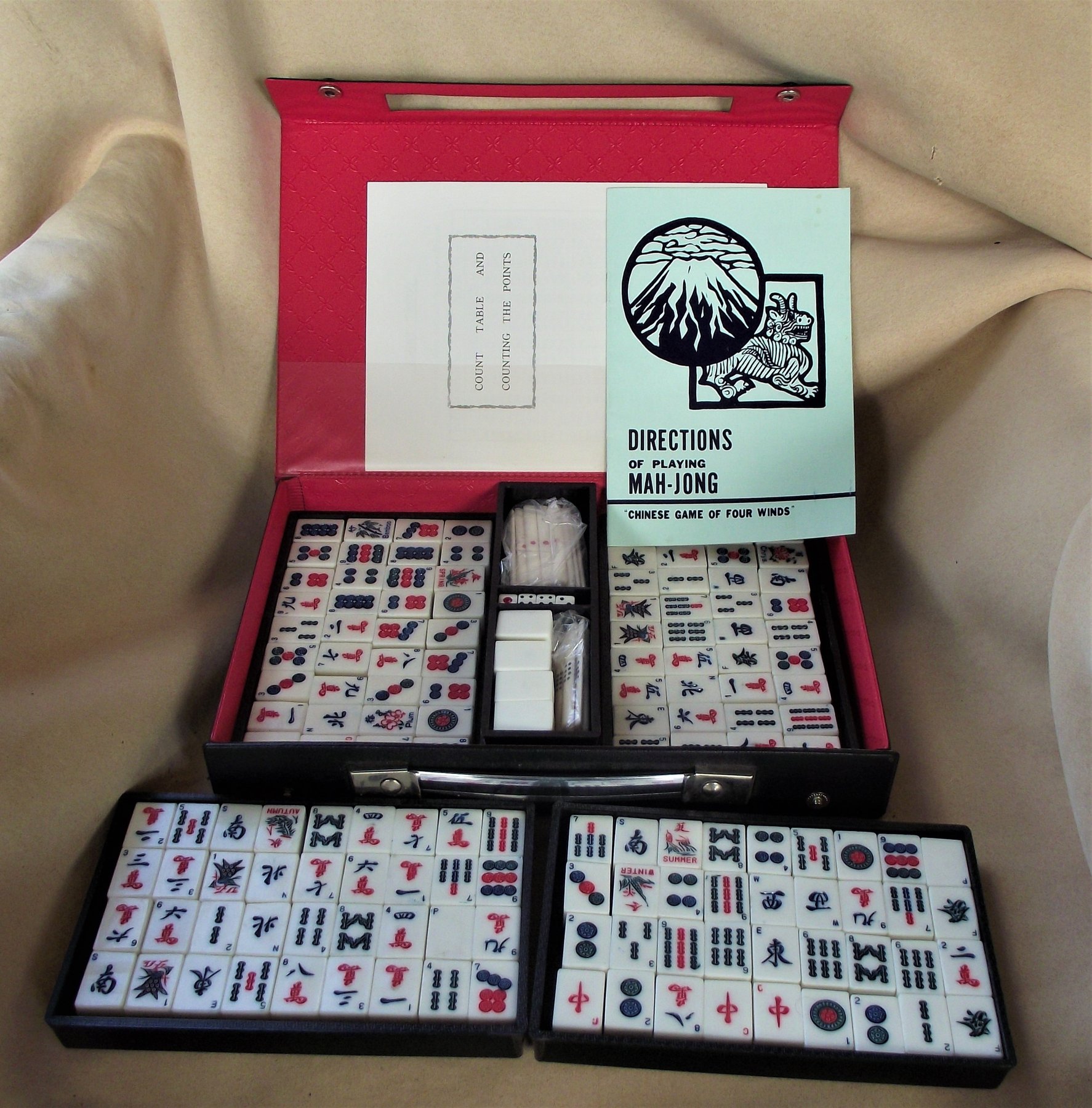 Original Complete Mahjong Set (1) - Bamboo - Catawiki