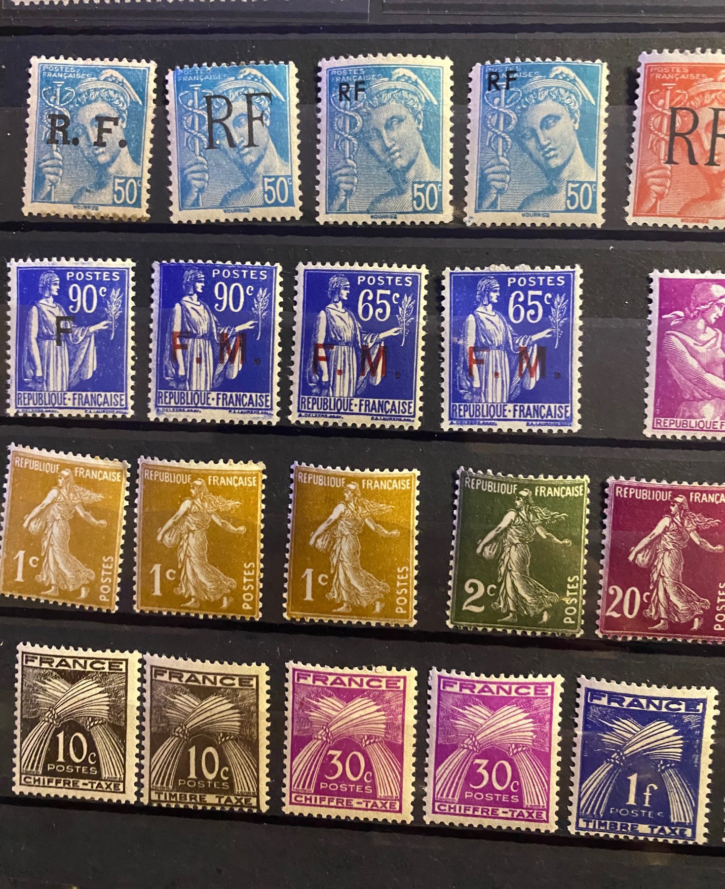 France - Selection of various stamps - Yvert & Teillier - Catawiki