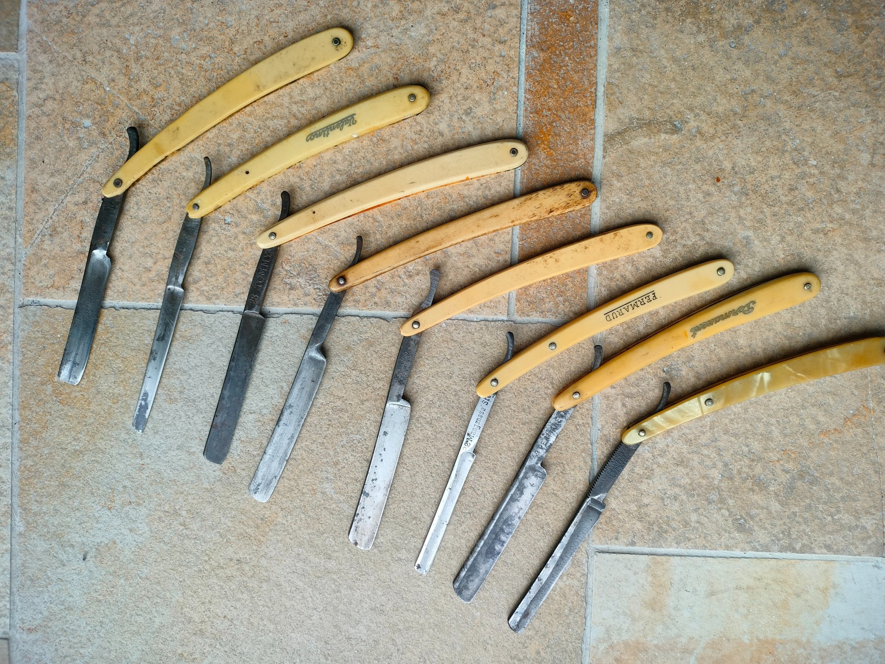 Razors - Barbers Razors (8) - metal - Catawiki