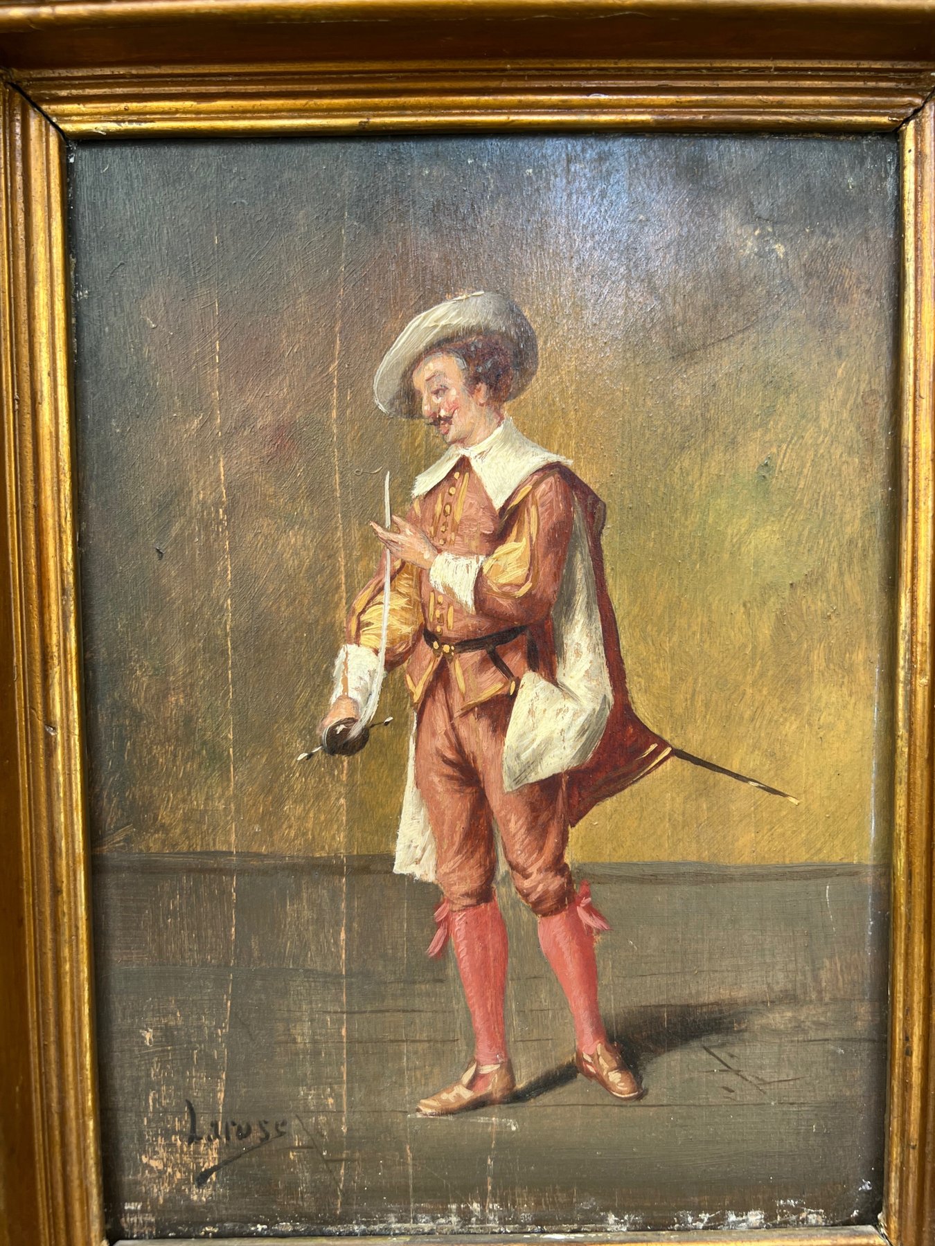 Ludger Larose (1868 - 1915) - Musketeer with Sword - Catawiki Ludger Larose (1868 - 1915) - Musketeer with Sword - Catawiki